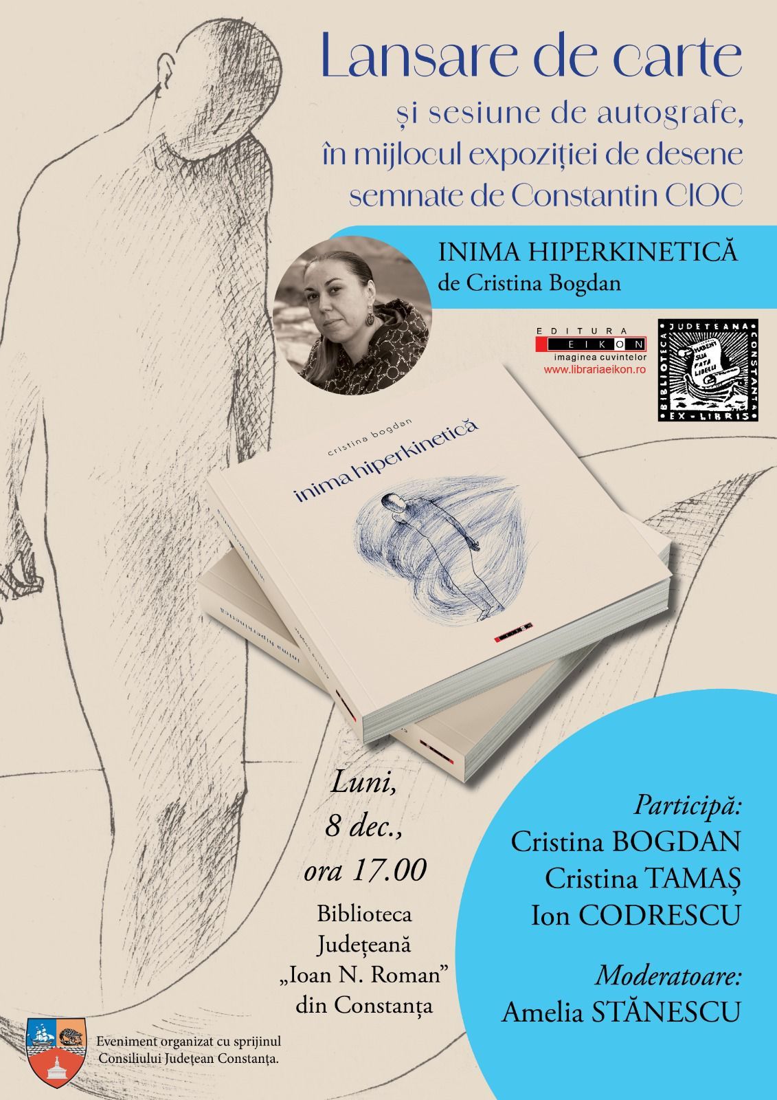 Lansare de carte – „Inima hiperkinetică” – Biblioteca Județeană "Ioan N ...