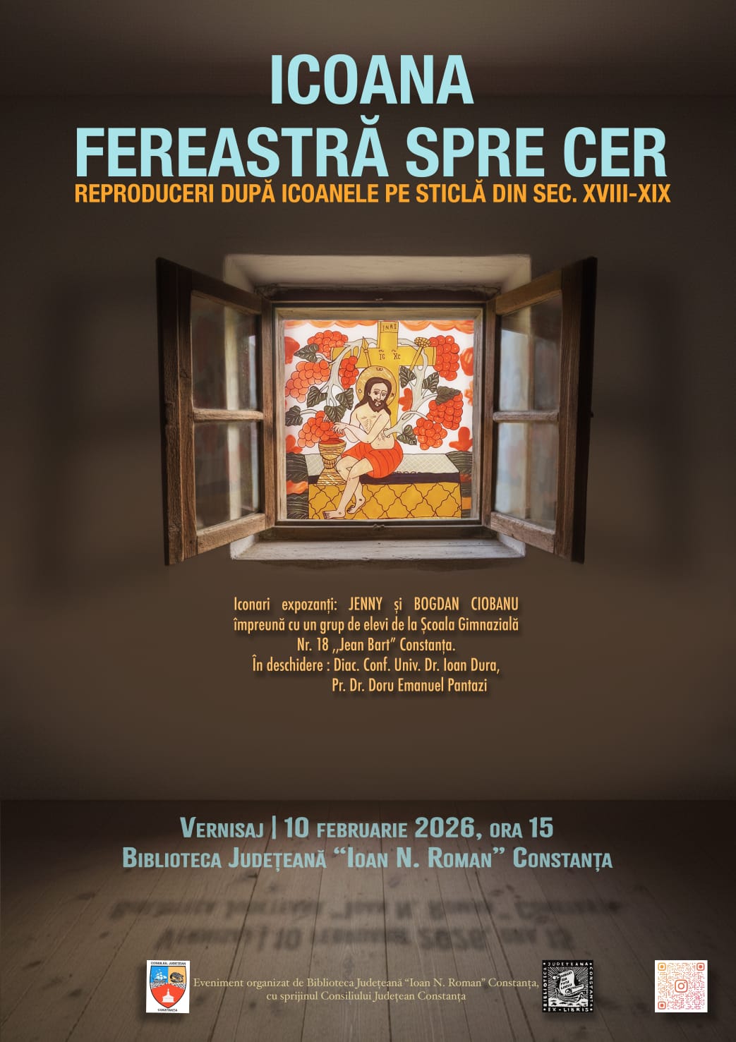 Vernisaj expoziție de icoane, Jenny și Bogdan Ciobanu – Biblioteca ...